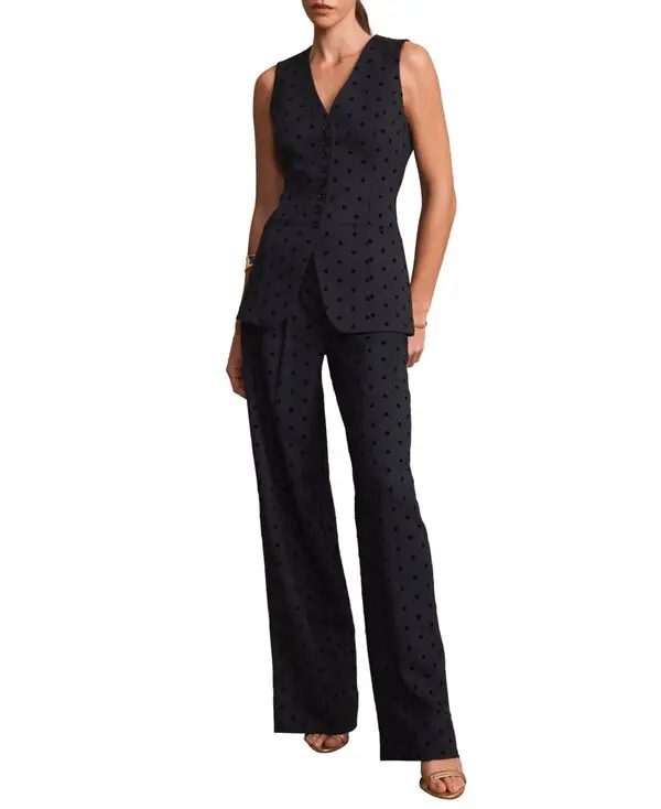 Mint Velvet Polka Dot Longline Waistcoat