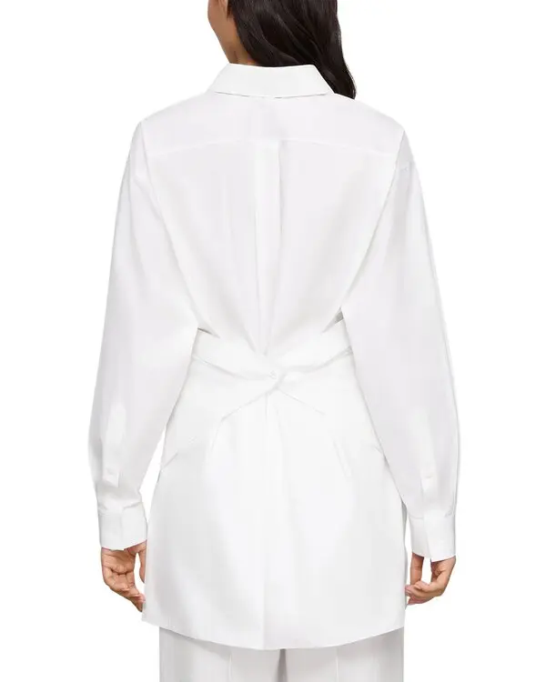 Lafayette 148 New York Long Sleeve Oversized Blouse