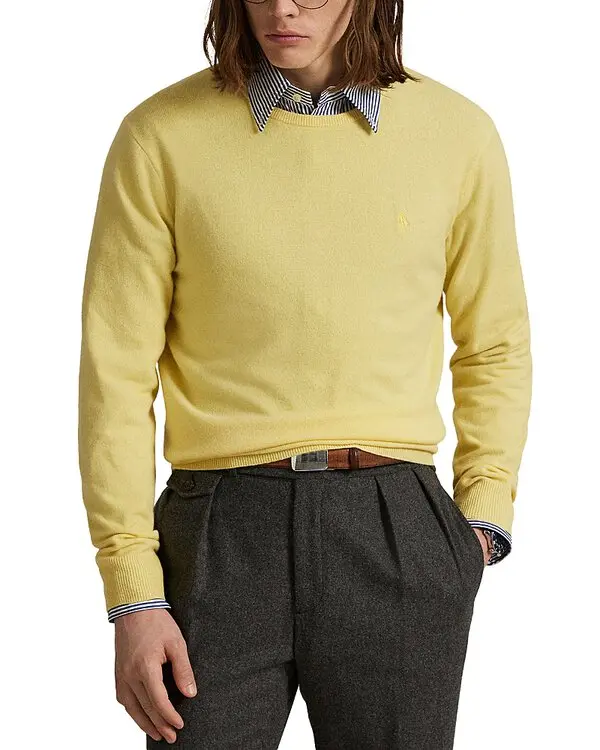 Polo Ralph Lauren Wool Crewneck Sweater - Yellow