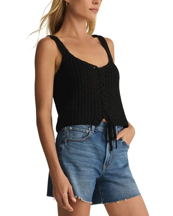 Z Supply Tate Lace Up Sweater