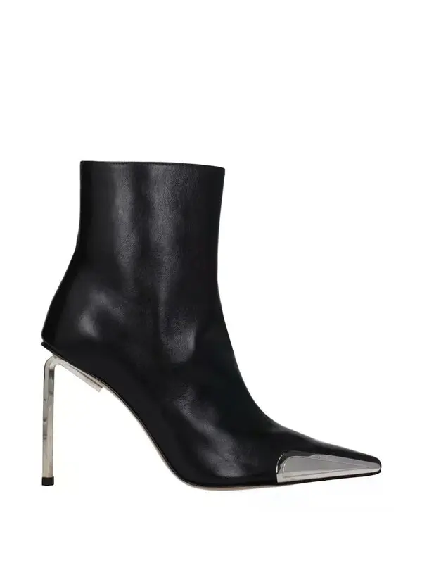 Off-White Jitney Metal-heel Ankle Boots - Black