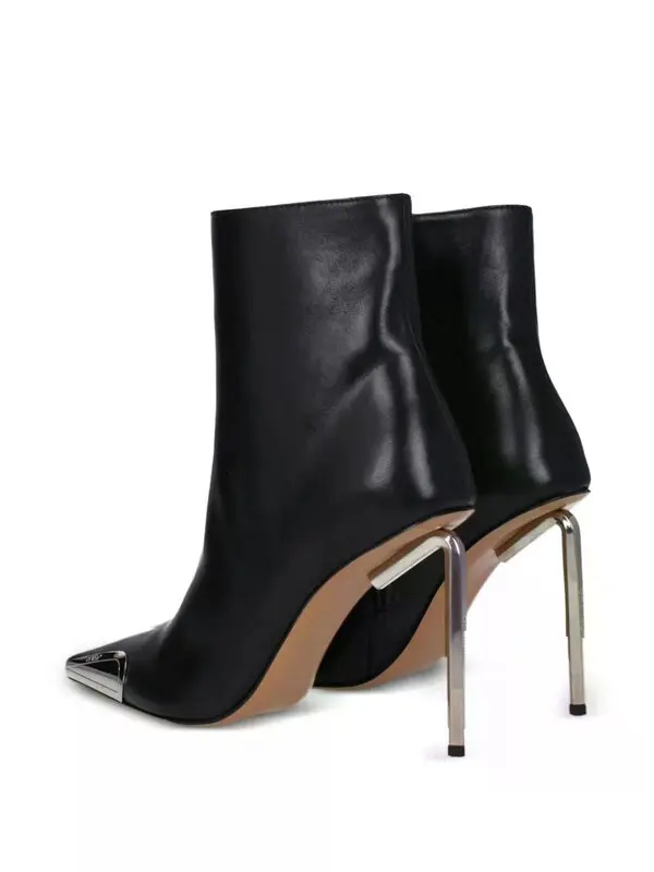 Off-White Jitney Metal-heel Ankle Boots