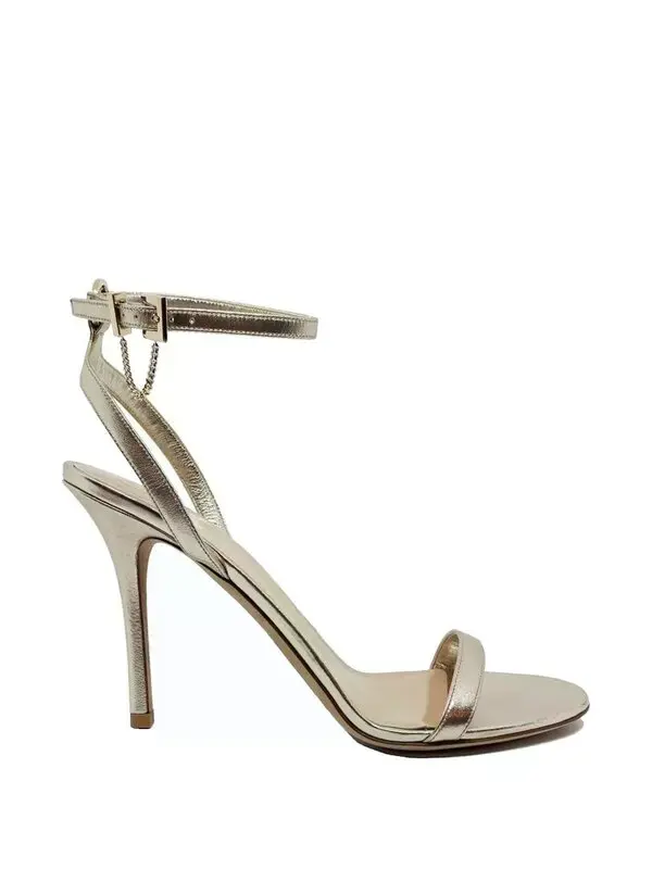 Valentino Garavani Metallic Stiletto Sandals - Gold