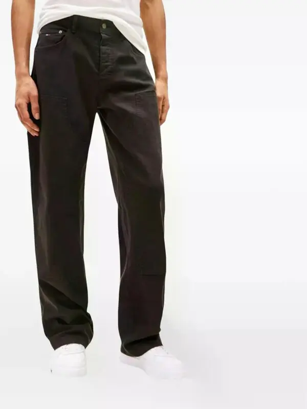 Tommy Hilfiger Paneled Carpenter Trousers - Black