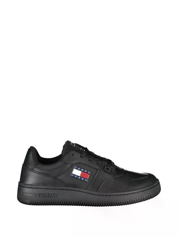 Tommy Hilfiger Court Lace Up Sneakers - Black