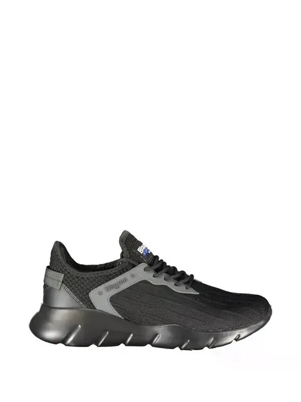BLAUER. Mesh Panel Lace-up Sneakers - Black