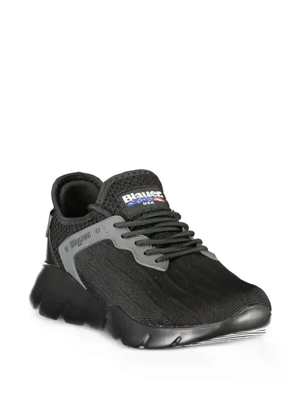 BLAUER. Mesh Panel Lace-up Sneakers