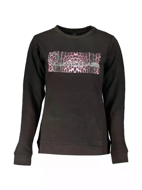 Roberto Cavalli Leopard-print Sweatshirt - Black