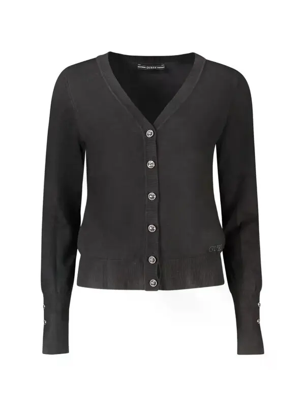 Guess V-neck Cardigan - Black