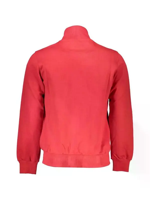 LA MARTINA Zip-up Embroidered Sweater - Red
