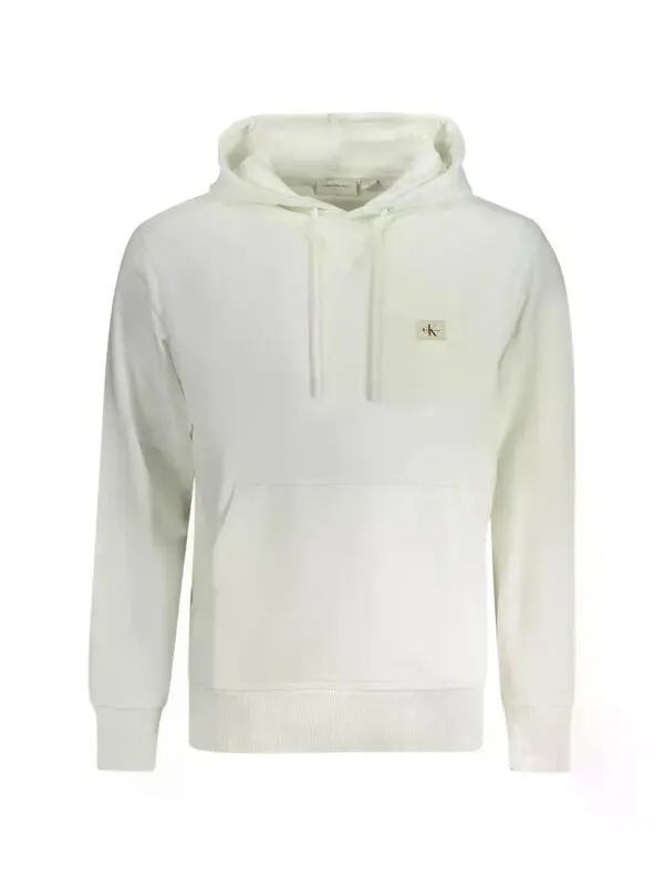 Calvin Klein Logo-patch Hoodie - White