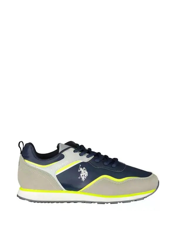 Polo Ralph Lauren Colour-block Lace-up Sneakers - Blue
