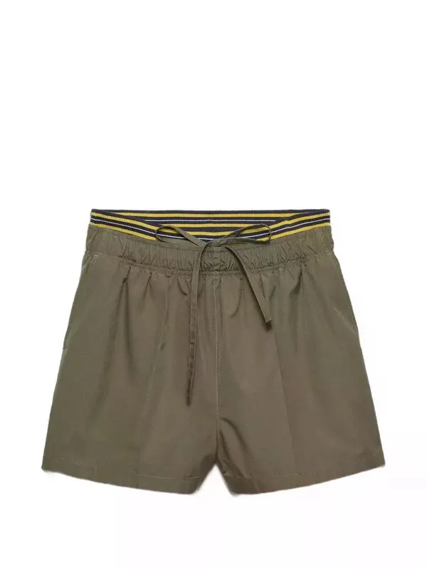 Prada Poplin Shorts - Green