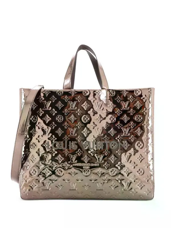 LOUIS VUITTON Shopper Monogram Mirror Coated Canvas Mm Tote Bag
