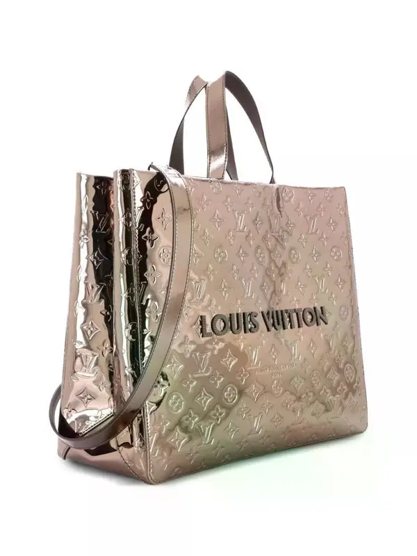 LOUIS VUITTON Shopper Monogram Mirror Coated Canvas Mm Tote Bag