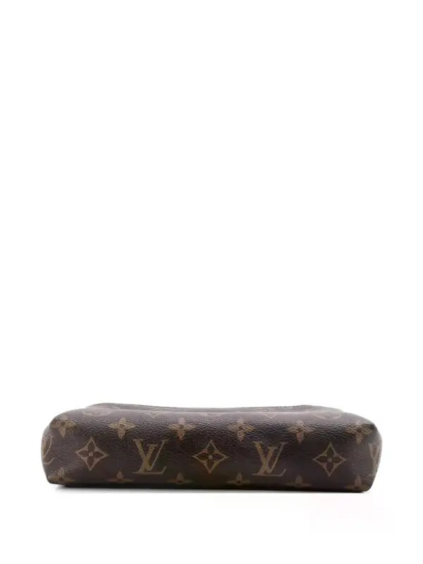 LOUIS VUITTON Pallas Monogram Canvas Clutch - Brown