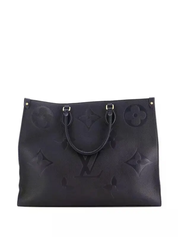 LOUIS VUITTON Onthego Monogram Empreinte Giant Gm Tote Bag - Black