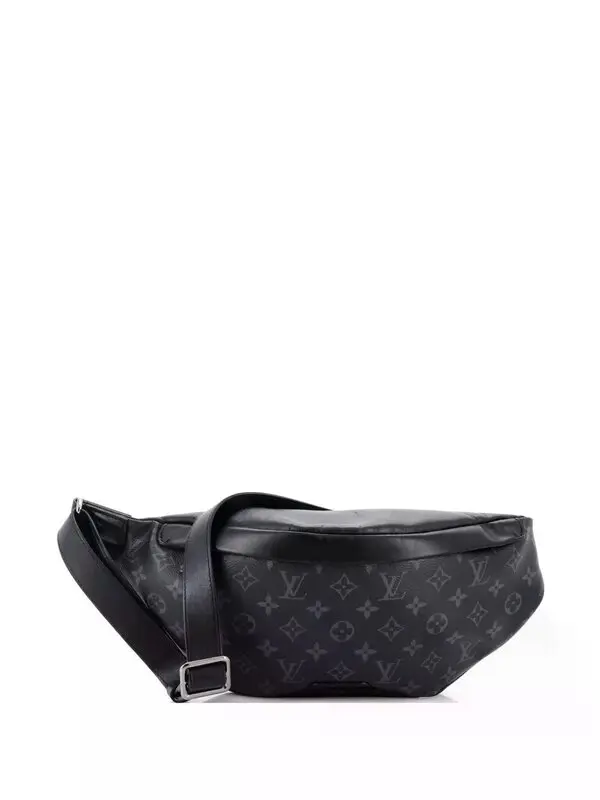 LOUIS VUITTON Discovery Bumbag Monogram Eclipse Canvas Belt Bag - Black