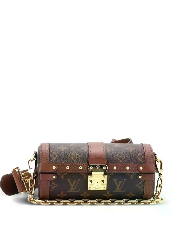 LOUIS VUITTON Papillon Trunk Shoulder Bag Monogram Canvas