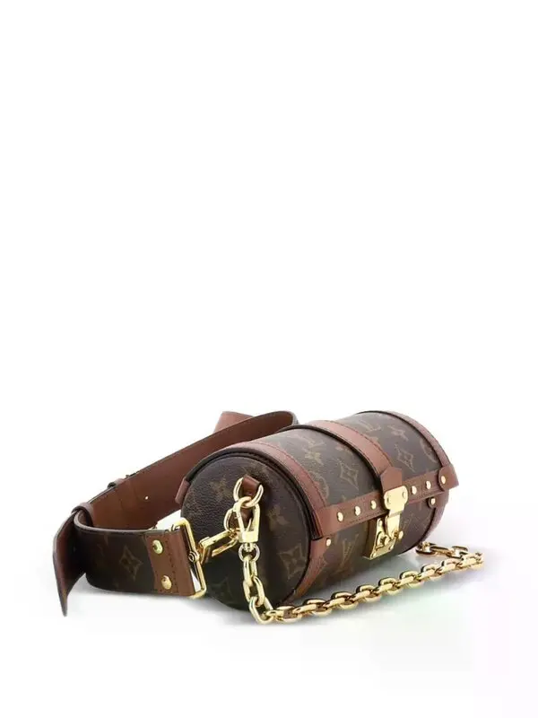 LOUIS VUITTON Papillon Trunk Shoulder Bag Monogram Canvas