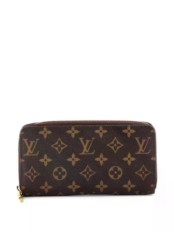 LOUIS VUITTON Zippy Wallet Monogram Canvas Small Wallets - Brown