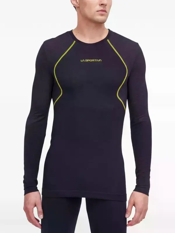 LA SPORTIVA Logo Detail Long-sleeve T-shirt - Black