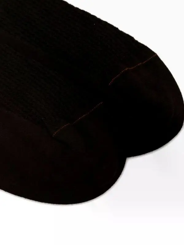 Zegna Mid-calf Socks - Brown