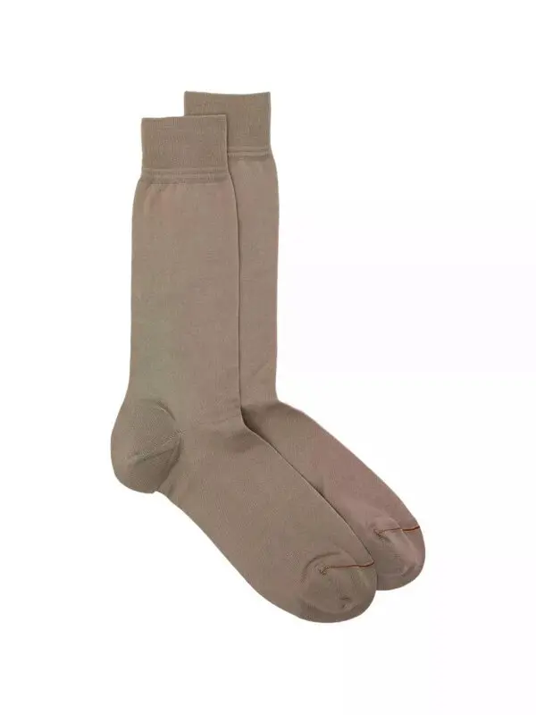 Zegna Mid-calf Socks - Neutrals