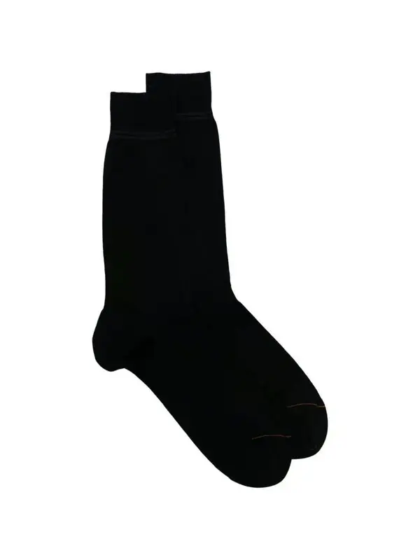 Zegna Mid-calf Socks - Black