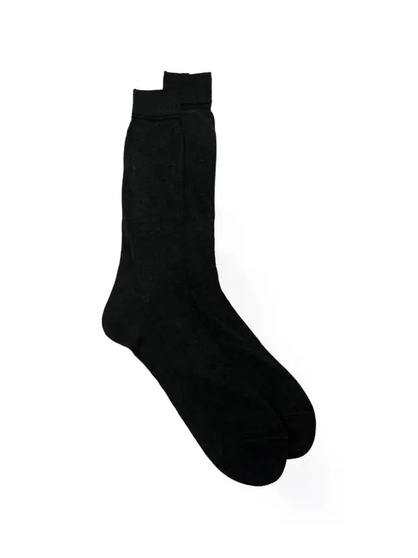 Zegna Mid-calf Socks - Grey