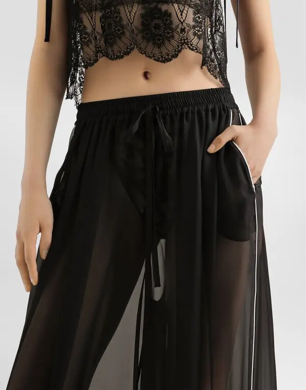 Dolce & Gabbana Chiffon Trousers