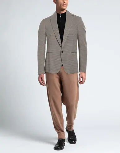 DANIELE ALESSANDRINI Blazer Size Polyester, Viscose, Elastane