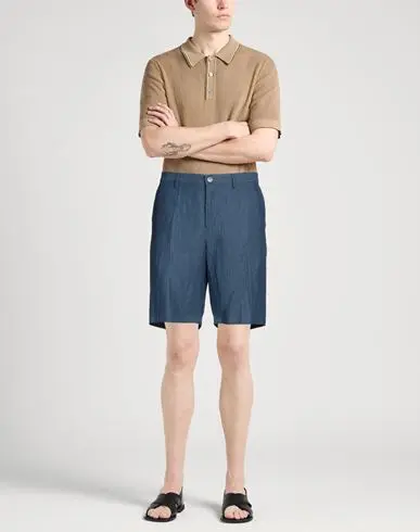120% Lino Linen Casual Shorts