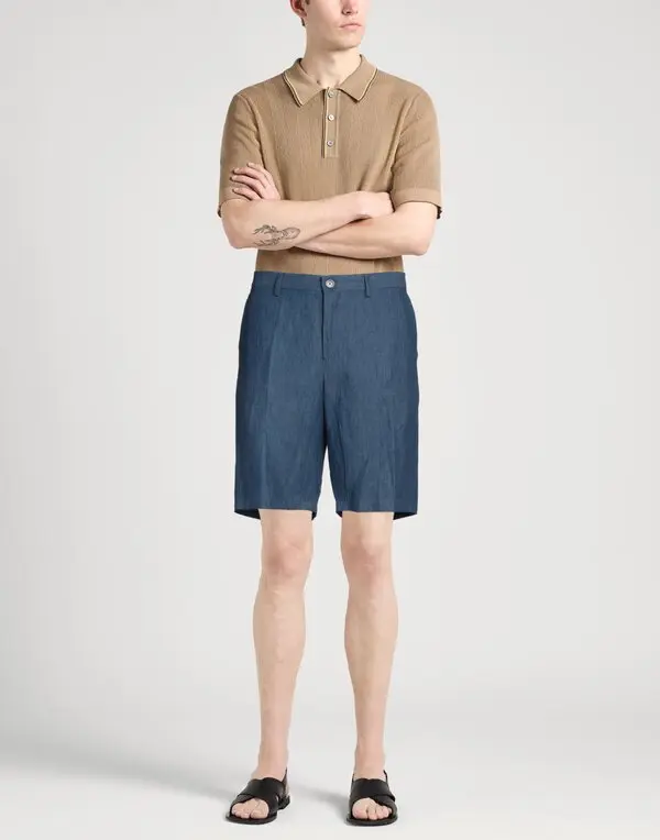 120% Lino Linen Casual Shorts