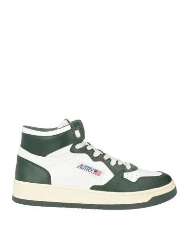 AUTRY High-top Leather Sneakers - Green