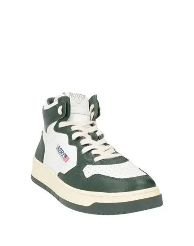 AUTRY High-top Leather Sneakers - Green