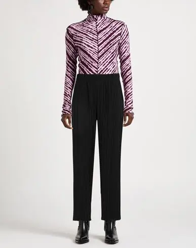 Alpha Studio Straight-leg Crepe Pants - Black