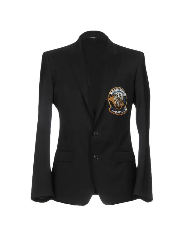 Dolce & Gabbana Blazer Size Virgin Wool, Elastane
