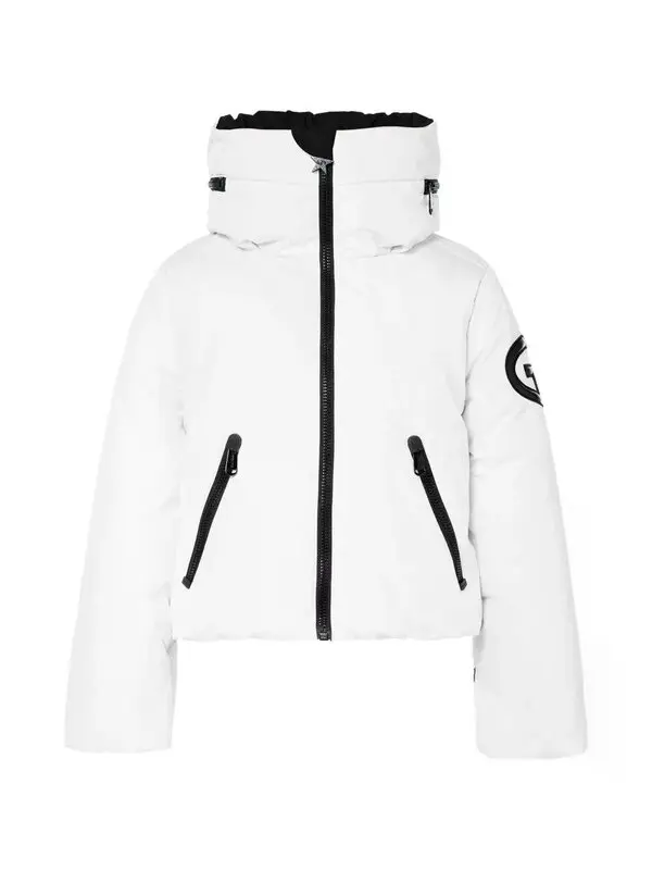 Goldbergh Logo Zip Ski Jacket - White