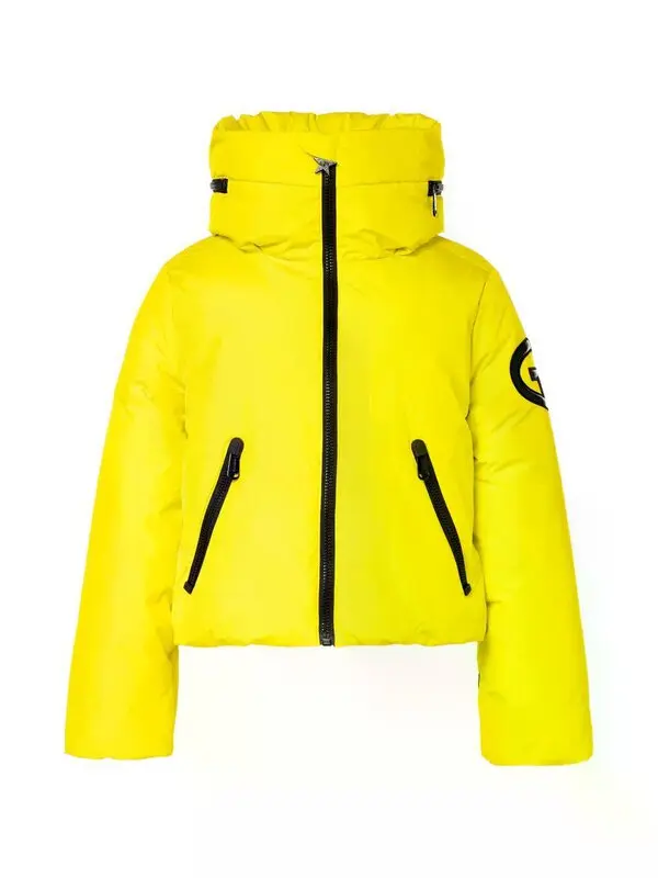 Goldbergh Logo Appliqué Ski Jacket - Yellow