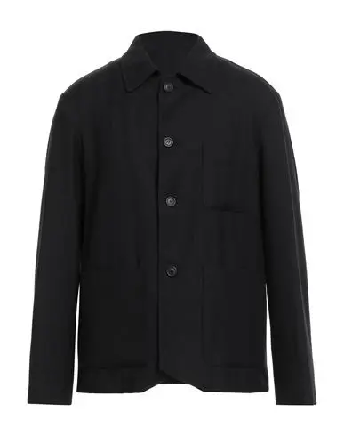 PALTO' Jacket Size Virgin Wool - Black