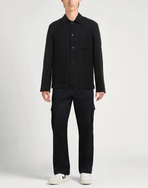 PALTO' Jacket In Virgin Wool - Black