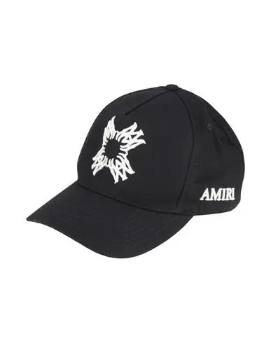 Amiri Cotton Gabardine Baseball Cap - Black