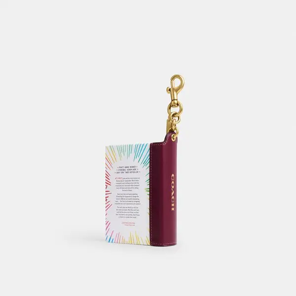 COACH I'll Give You The Sun Micro Book Bag Charm - Brass/multi