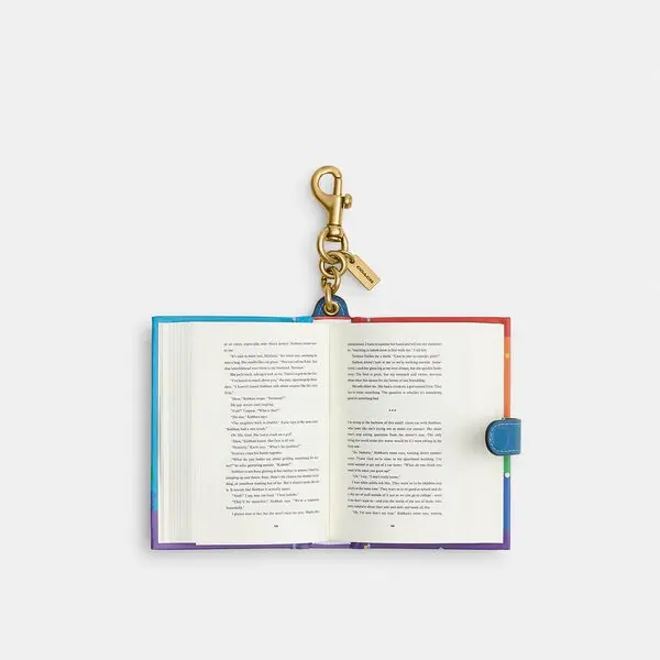 COACH Friday I'm In Love Camryn Garrett Book Bag Charm