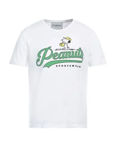 Iceberg Peanuts T-shirt Size Cotton, Polyester - White
