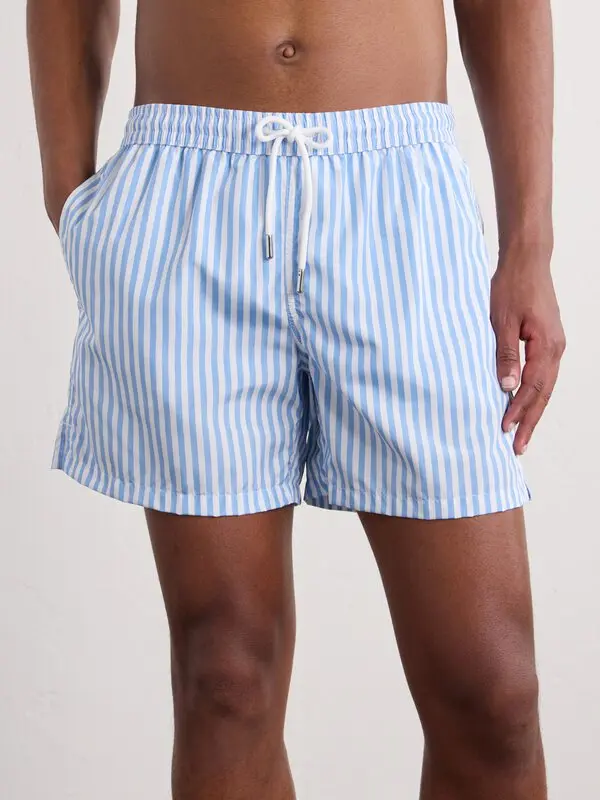 Thom Sweeney Striped Swim Shorts