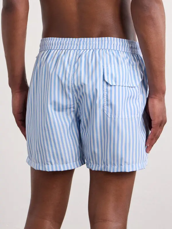 Thom Sweeney Striped Swim Shorts