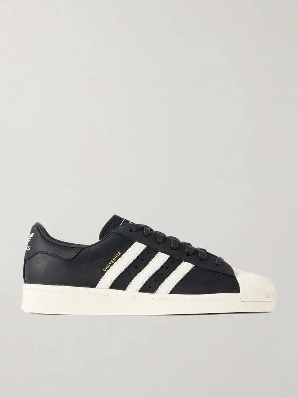 ADIDAS ORIGINALS Willy Chavarria Superstar Leather Sneakers - Black