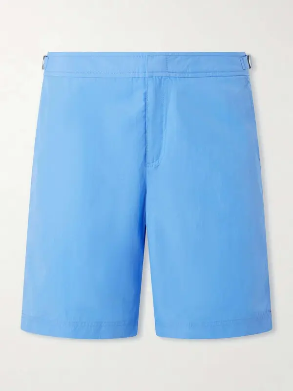 Orlebar Brown Dane Ii Straight-leg Swim Shorts - Blue
